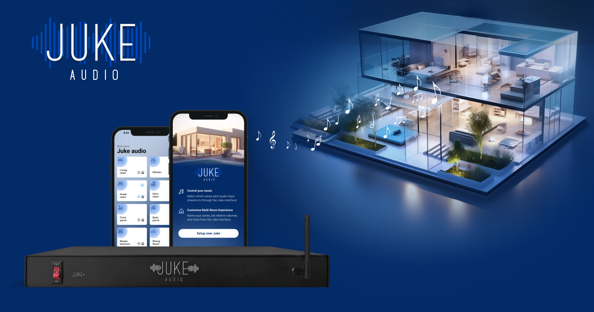 Juke Audio App Ready - Stream audio throughout your home under full control with Juke Audio.